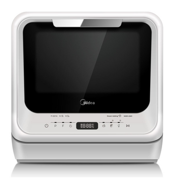 Midea MDWMINIW Mini Benchtop Dishwasher 5L Tank | Appliances Online