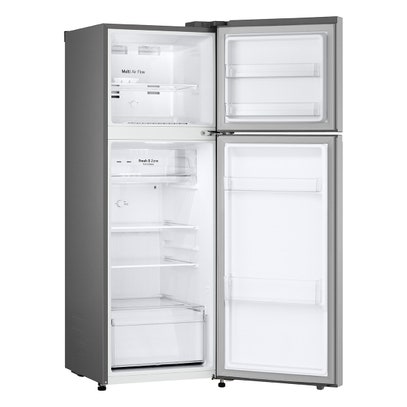 LG 243L Top Mount Refrigerator Stainless Steel GT-1SI | Appliances Online
