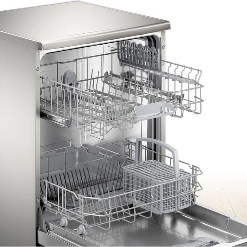 Bosch 60cm Series 2 Freestanding Silver Dishwasher SMS24AI01A ...