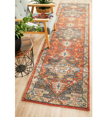 Rug Culture Legacy Large Multi-coloured Rug 400X80CM - LEG-850-TERA ...