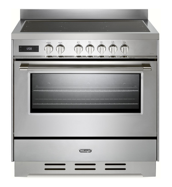 DeLonghi 90cm Deluxe Freestanding Induction Cooker Stainless Steel ...