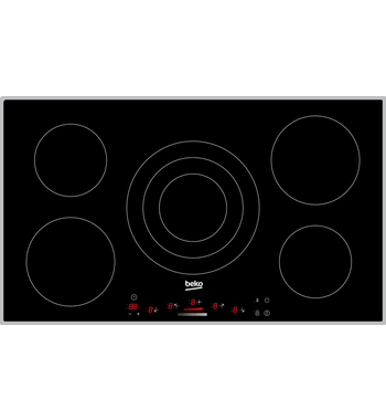 Beko HIC95600T 90cm Ceramic Electric Cooktop | Appliances Online
