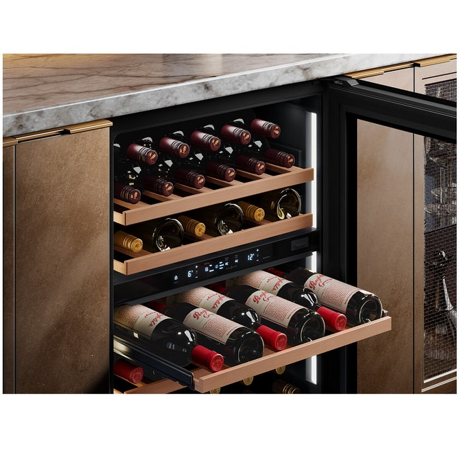 Vintec 40 Bottle Dual Zone Wine Fridge VWD820SCB-X | Appliances Online