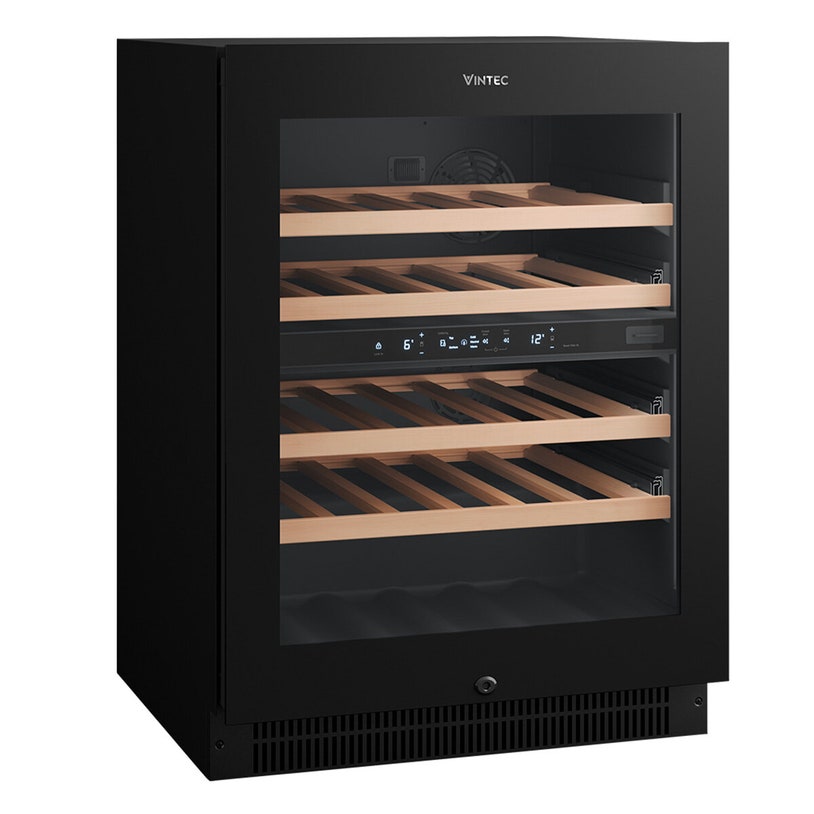 Vintec 40 Bottle Dual Zone Wine Fridge VWD820SCB-X | Appliances Online
