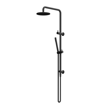 Rogerseller Tonic Baton Dual Rail Shower - Matte Black 3506003811 ...