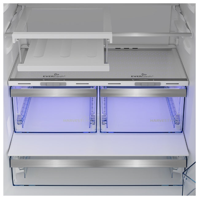 Beko 445L Bottom Mount Refrigerator Dark Pearl Steel BBMB445PDX ...