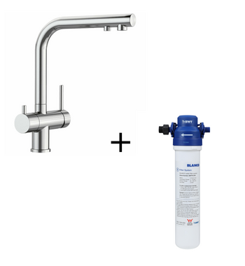 Blanco Dual Lever Tap & Filter Pack FONTASBRKIT | Appliances Online