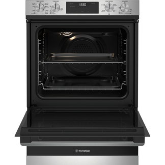 Westinghouse 60cm Multi-Function Double Oven Stainless Steel WVE6525SD ...