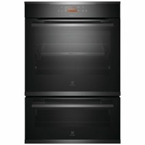 Electrolux 60cm Pyrolytic Dark Stainless Steel Double Oven with ...
