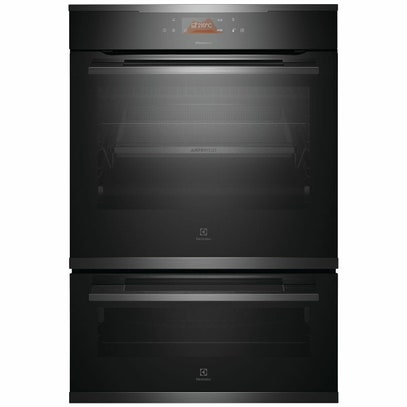 Electrolux 60cm Pyrolytic Dark Stainless Steel Double Oven with ...