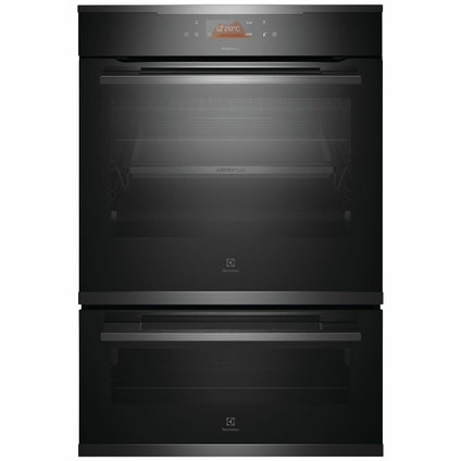 Electrolux 60cm Pyrolytic Dark Stainless Steel Double Oven with ...