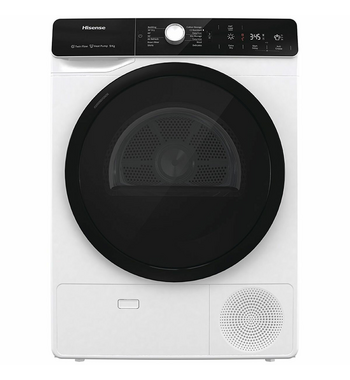 Hisense 9kg PureStream Front Load Heat Pump Dryer HDGA90H | Appliances ...