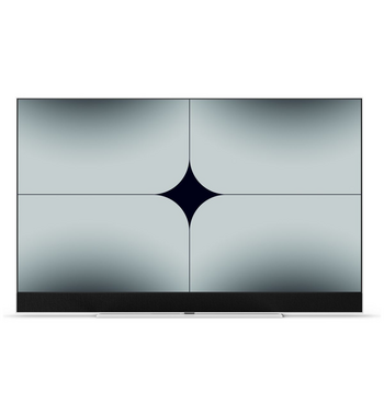 Hubbl Glass 65 Inch QLED 4K Smart TV with Stand Ceramic White ...