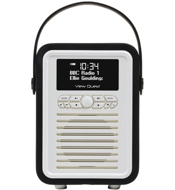 View Quest VQ-MINI-BK Retro Mini DAB+ FM Radio with Bluetooth ...