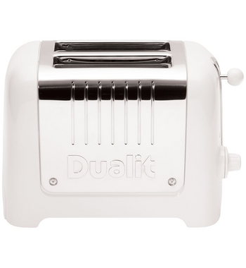 Dualit 2 Slice Lite Toaster Gloss White DU26209 | Appliances Online