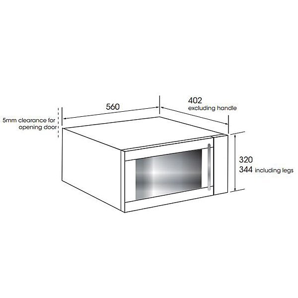 Smeg SA37X 34L Microwave 1000W | Appliances Online