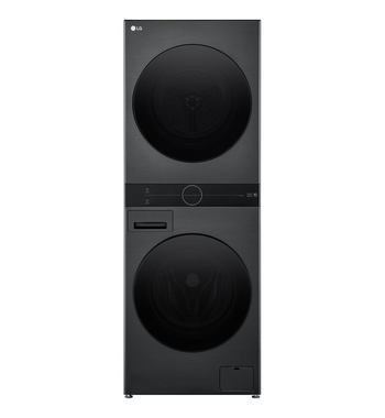 Lg Washtower 12kg 10kg Compact All In One Stacked Washer Dryer Black