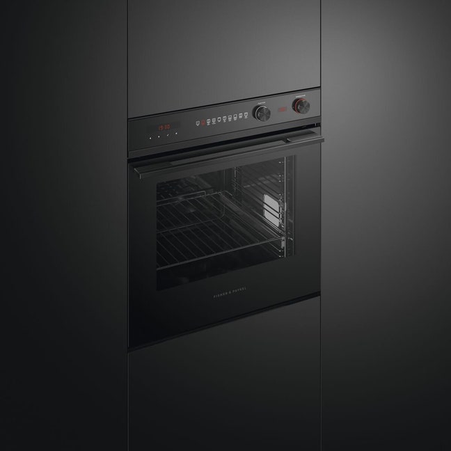 Fisher & Paykel 60cm Series 7 Pyrolytic Built-In Oven Black OB60SD9PB1 ...