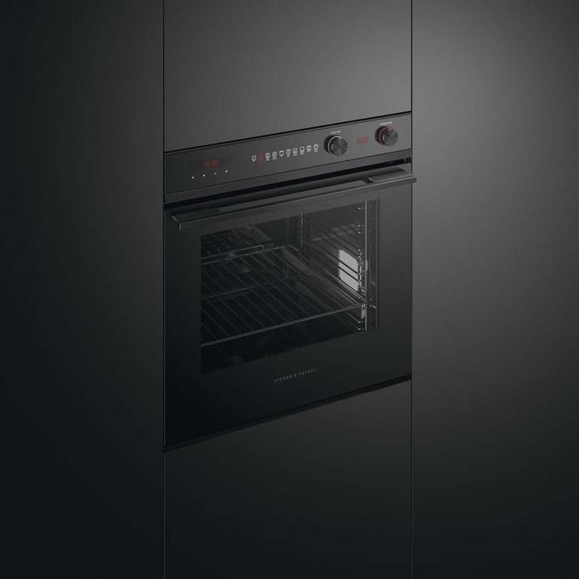 Fisher & Paykel 60cm Series 7 Pyrolytic Built-In Oven Black OB60SD9PB1 ...