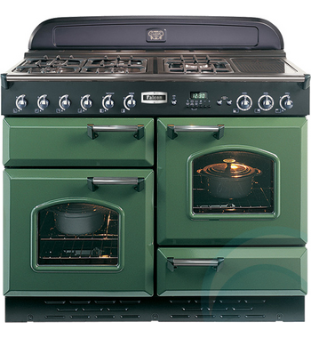 Falcon CLAS110NGFRG-CH 110cm Freestanding Natural Gas Oven/Stove ...