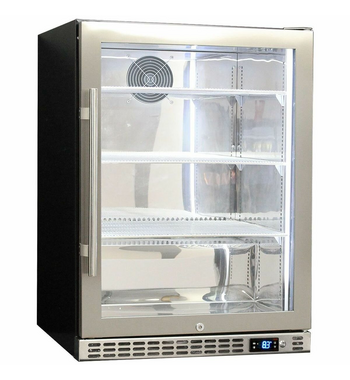 Schmick Glass Door Under Bench Heated Glass Bar Fridge SK156R-HD ...