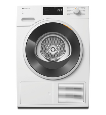 Miele T1 Series 8kg Heat Pump Dryer with Wash2Dry TWC340WP | Appliances ...