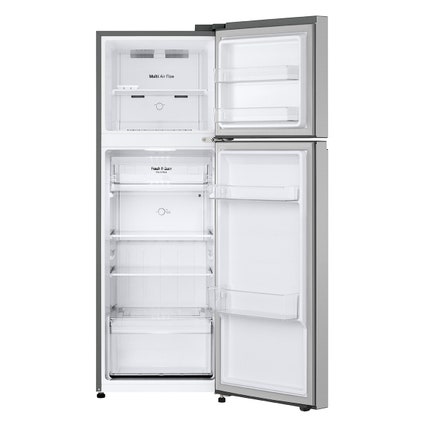 LG 243L Top Mount Refrigerator Stainless Steel GT-1SI | Appliances Online