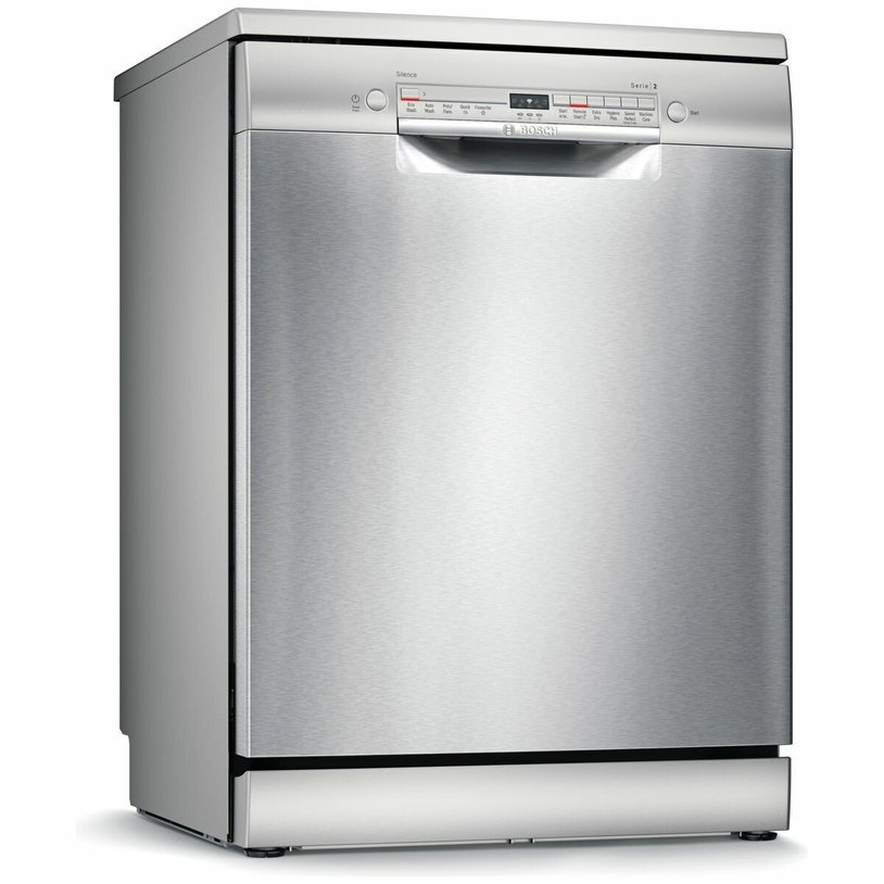 Bosch 60cm Series 2 Freestanding Dishwasher Stainless Steel SMS2ITI02A ...