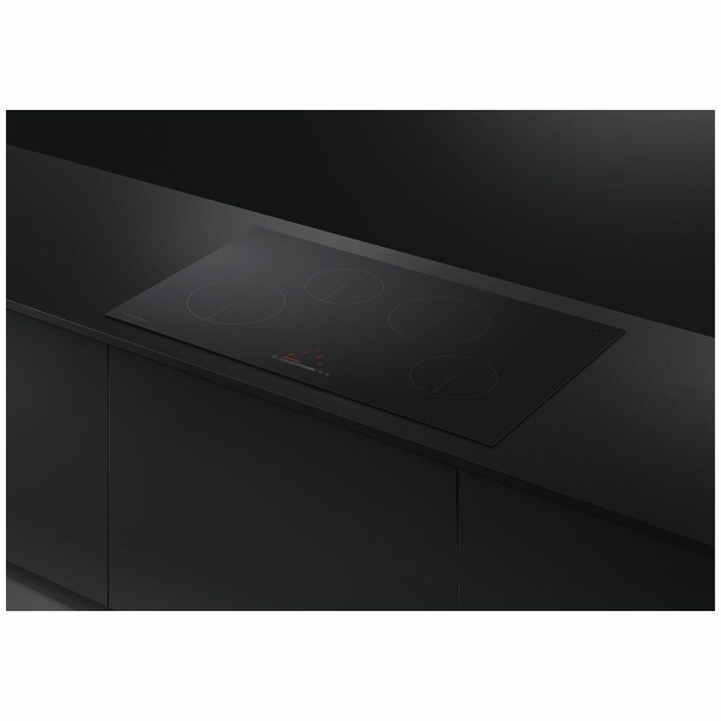 Fisher & Paykel Series 5 90cm Four Zone Induction Cooktop Black Glass ...