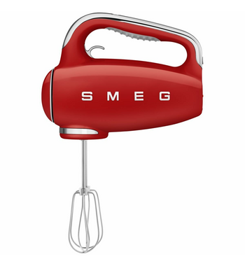 Smeg 50s Retro Style Hand Mixer Red HMF01RDAU | Appliances Online