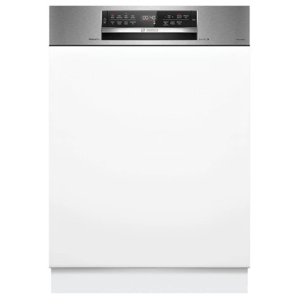 Bosch 60cm Series 8 Semi Integrated Dishwasher Brushed Steel SBI8ECS01A ...