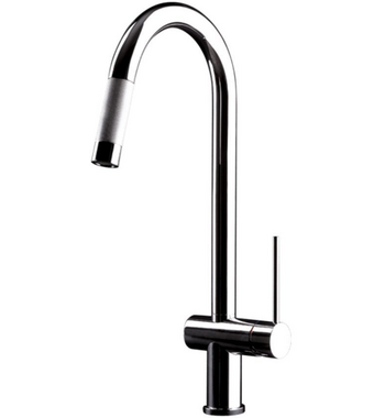 Gessi 00950 Oxygene Hi-Tech Gooseneck Mixer with Pull Out Dual Spray ...