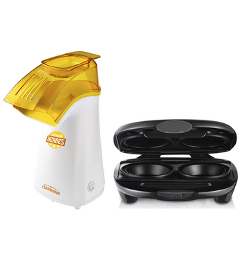 Sunbeam Snack Heroes Popcorn Maker and Pie Magic® Pie Maker Pack ...