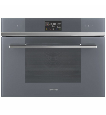 Smeg 60cm Linea Compact Speed Combi-Microwave Built-In Oven SOA4102M1S ...