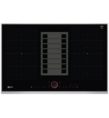 NEFF T58TS6BN0 83cm Induction Cooktop with Integrated Ventilation ...
