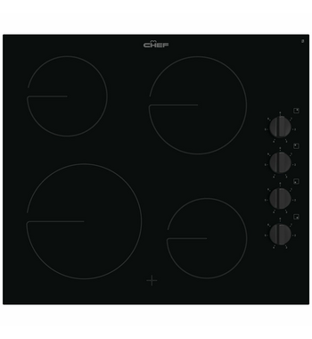 Chef 60cm Electric Ceramic Cooktop CHC642BB | Appliances Online