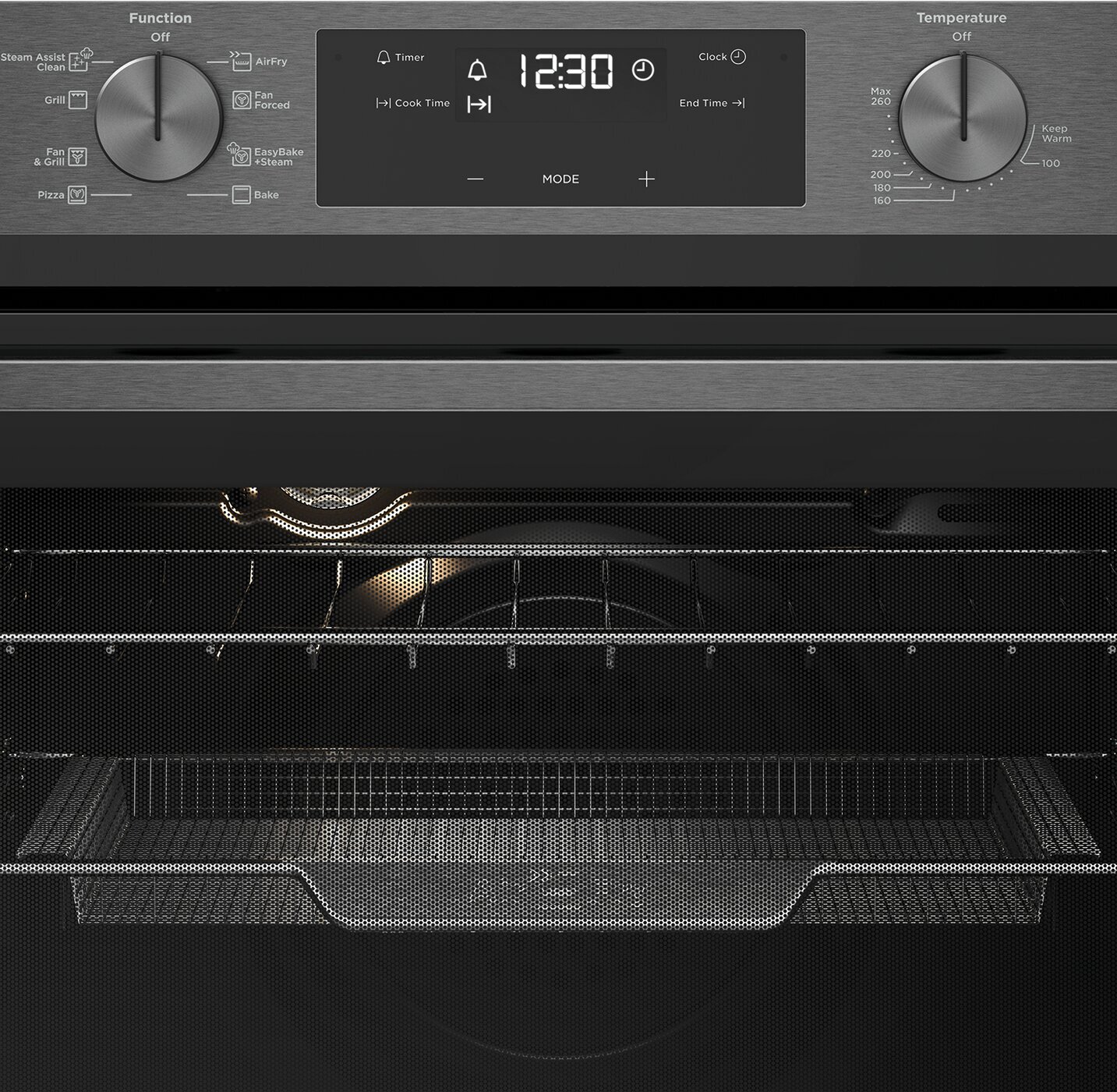 Westinghouse 60cm Built In Dark Stainless Steel Oven WVE617DSC Appliances Online