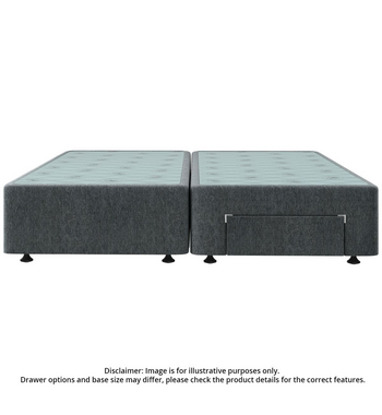 Sealy Spacesaver Super King Split Bed Base Front Drawer / Front Drawer ...