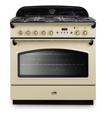 Falcon 90cm Classic FX Cream Dual Fuel Freestanding Oven CLA90FXDFCR-BR ...