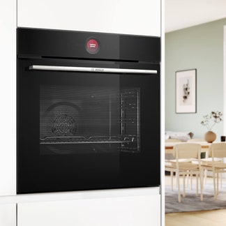 Bosch Series 8 60cm Built-in Black Oven with Air Frying HBG7741B1A ...