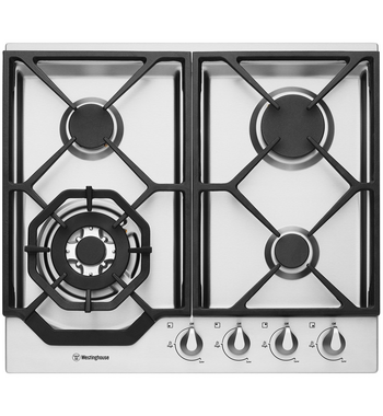 Westinghouse WHG646SA 60cm Natural Gas Cooktop | Appliances Online