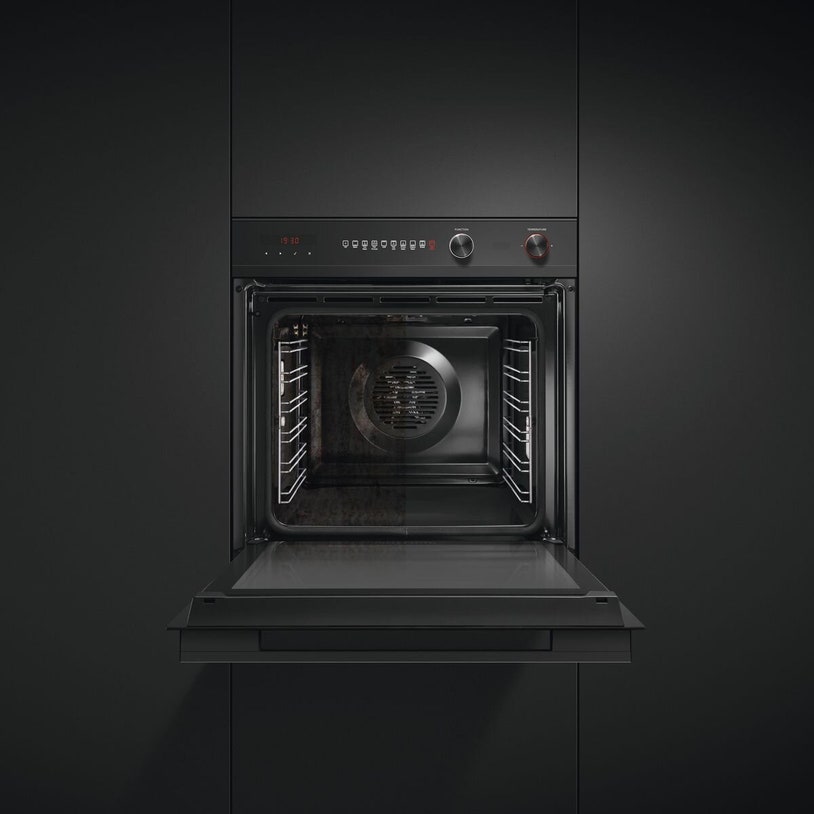 Fisher & Paykel 60cm Series 7 Pyrolytic Built-In Oven Black OB60SD9PB1 ...