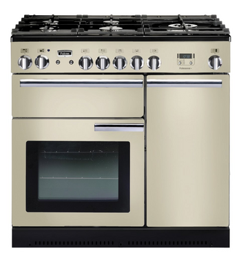 Falcon PROP90DFCR-CHLPG 90cm Freestanding Dual Fuel Oven/Stove ...