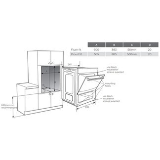 Westinghouse 60cm Multi-Function Pyrolytic Double Oven and SteamBake ...