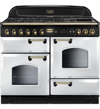 Falcon CLAS110DFFWH-BRLPG 110cm Freestanding Dual Fuel Oven/Stove ...