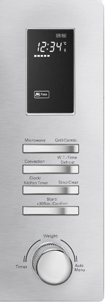 Smeg 34L Inverter Microwave with Grill 1000W SAM34XI | Appliances Online