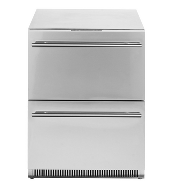 NAPOLEON 112L Two Drawer Fridge-Freezer Stainless Steel NAPFFD ...