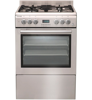 Euromaid GTEOS60 60cm Freestanding Dual Fuel Oven/Stove | Appliances Online