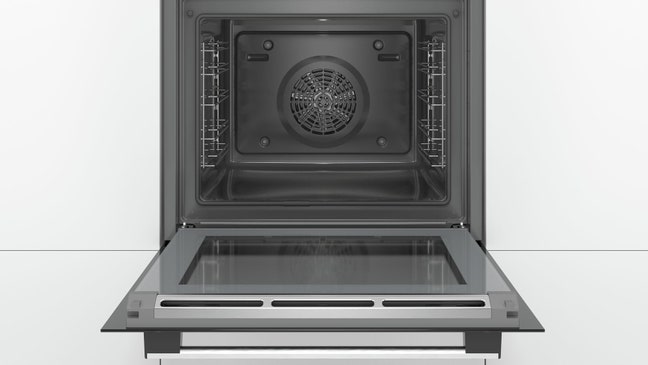 Bosch Serie 4 60cm Pyrolytic Built-In Oven HBA574BS0A | Appliances Online