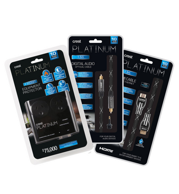 Crest Platinum Surge and 1.5m Cable Pack - AVPACK3 | Appliances Online